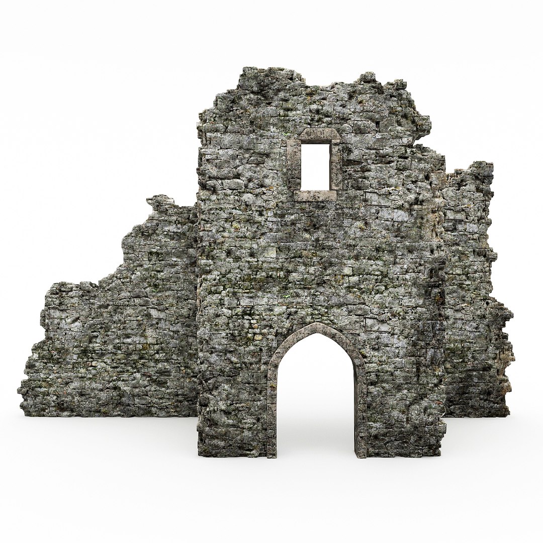 3d Model Of Castle Ruins