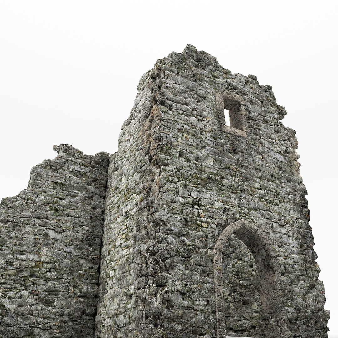 3d Model Of Castle Ruins