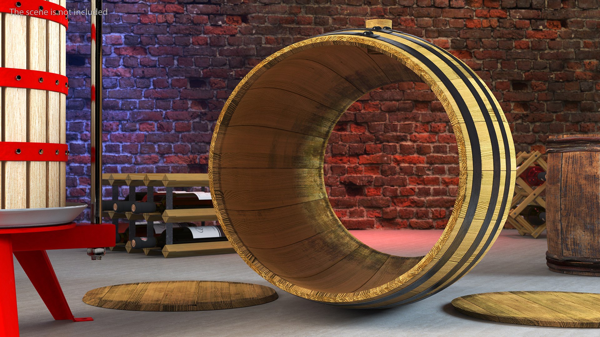 Whiskey Barrel 3D Model - TurboSquid 2102894