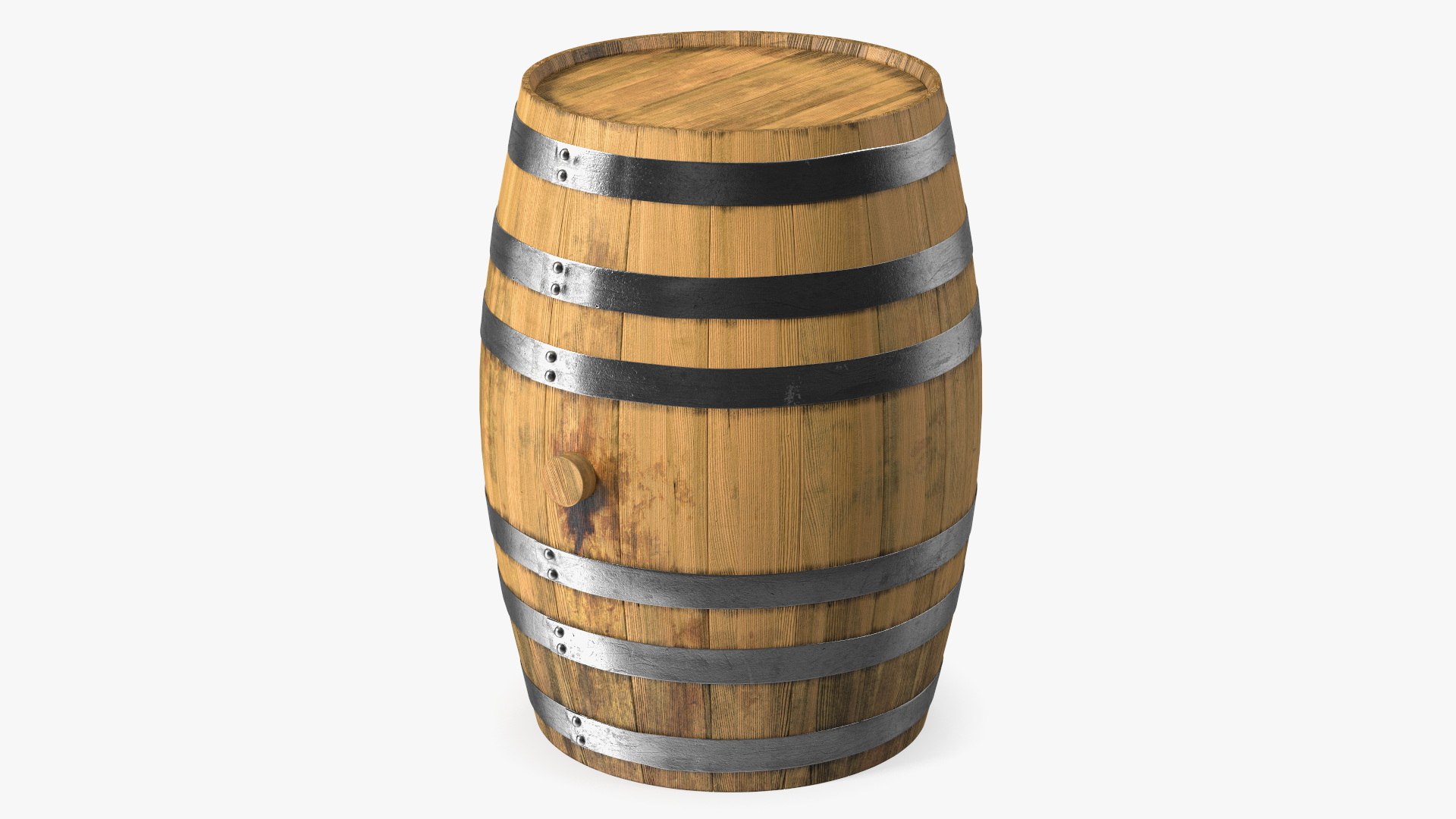 Whiskey Barrel 3D model - TurboSquid 2102894