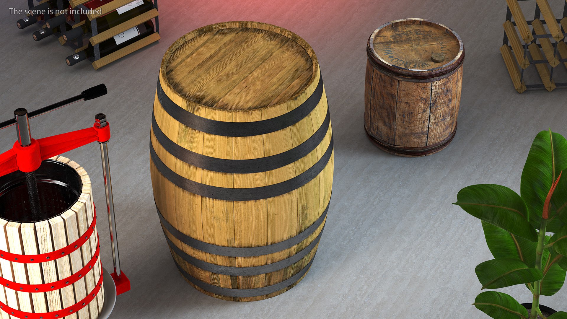 Whiskey Barrel 3D Model - TurboSquid 2102894