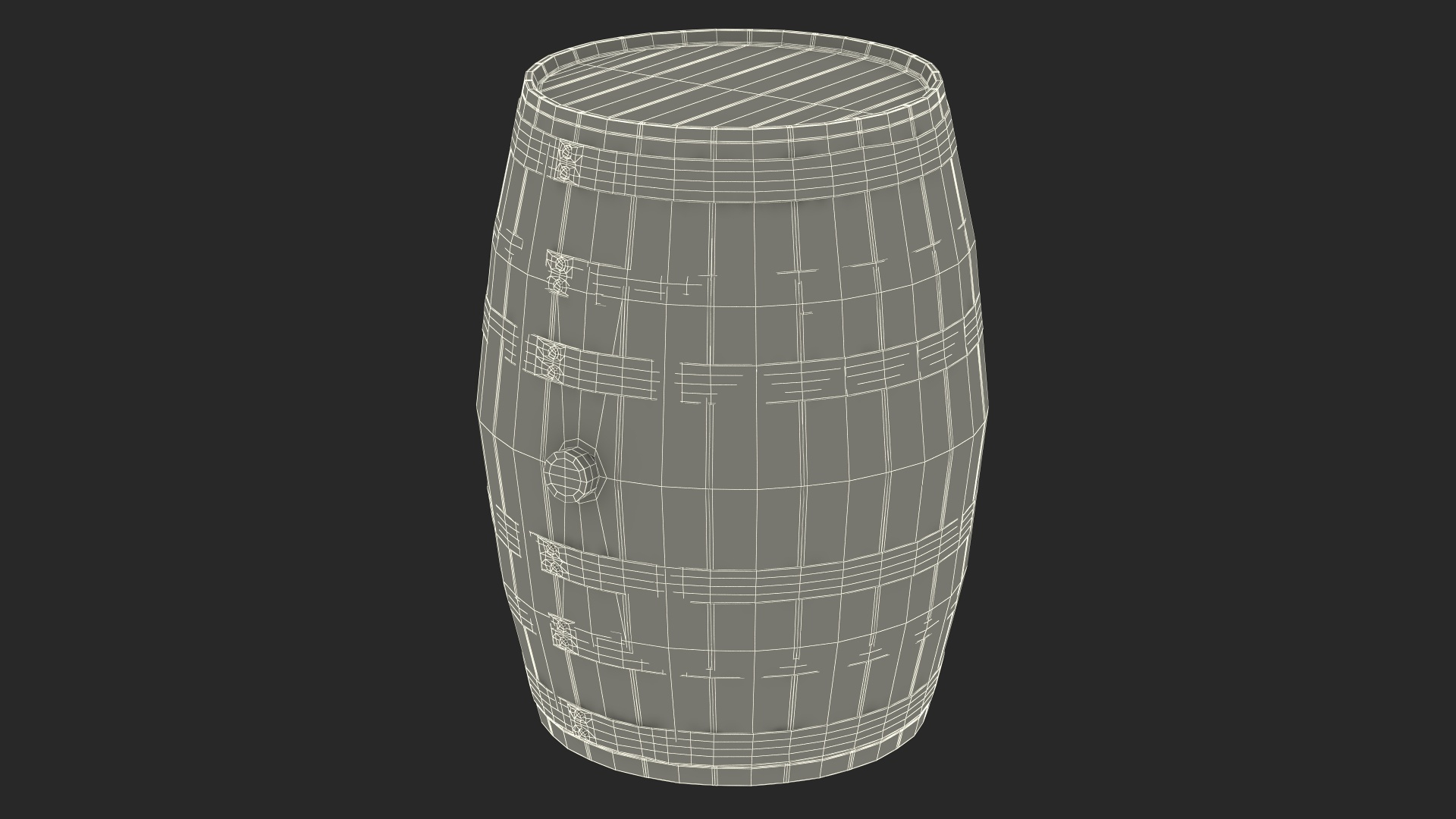 Whiskey Barrel 3D Model - TurboSquid 2102894