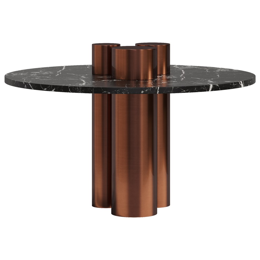 Fusion Dining Table 3D - TurboSquid 2357591