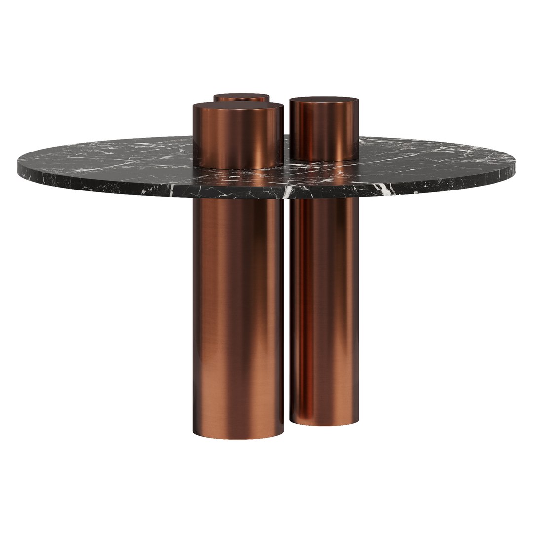 Fusion Dining Table 3D - TurboSquid 2357591