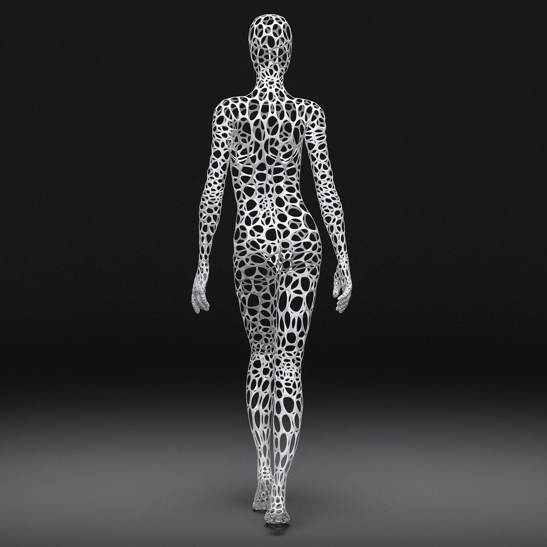 3D Female Wire Mannequin - TurboSquid 1173792