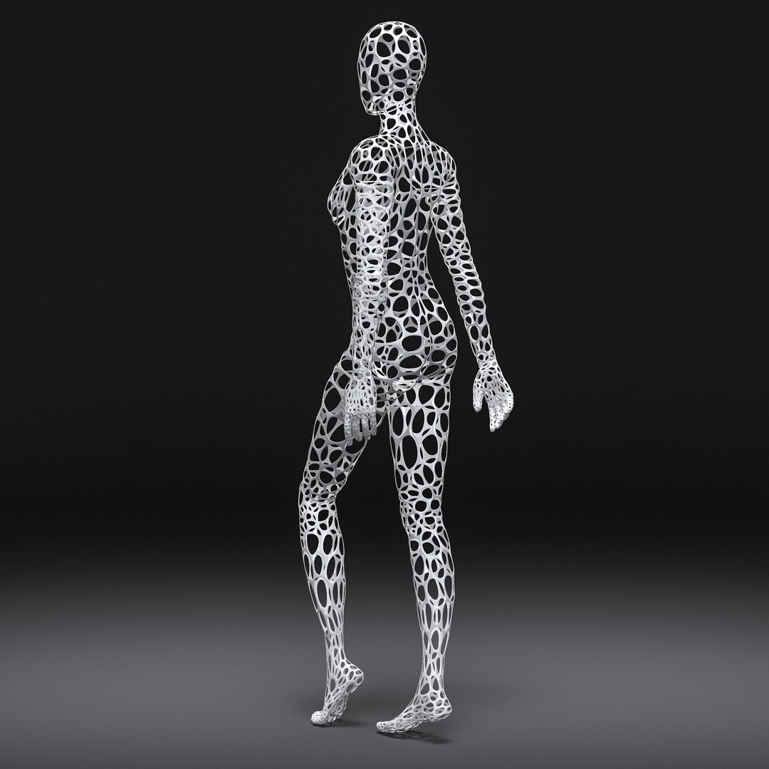 3D Female Wire Mannequin - TurboSquid 1173792