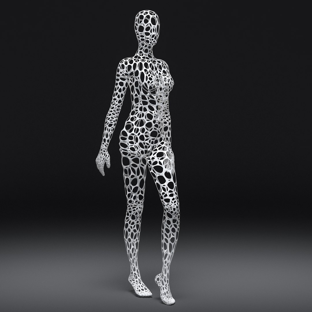 3D Female Wire Mannequin - TurboSquid 1173792