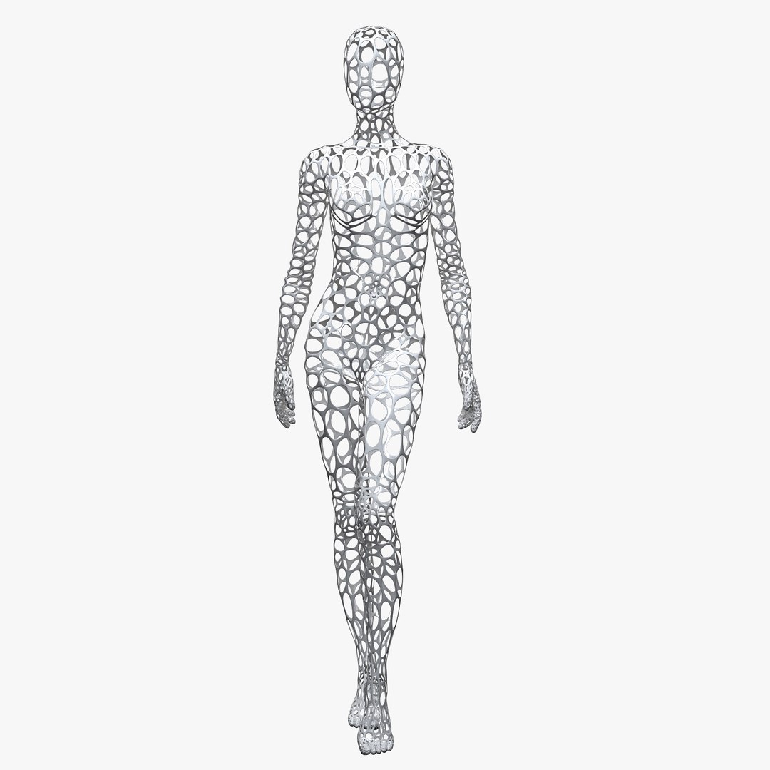 3D female wire mannequin - TurboSquid 1173792