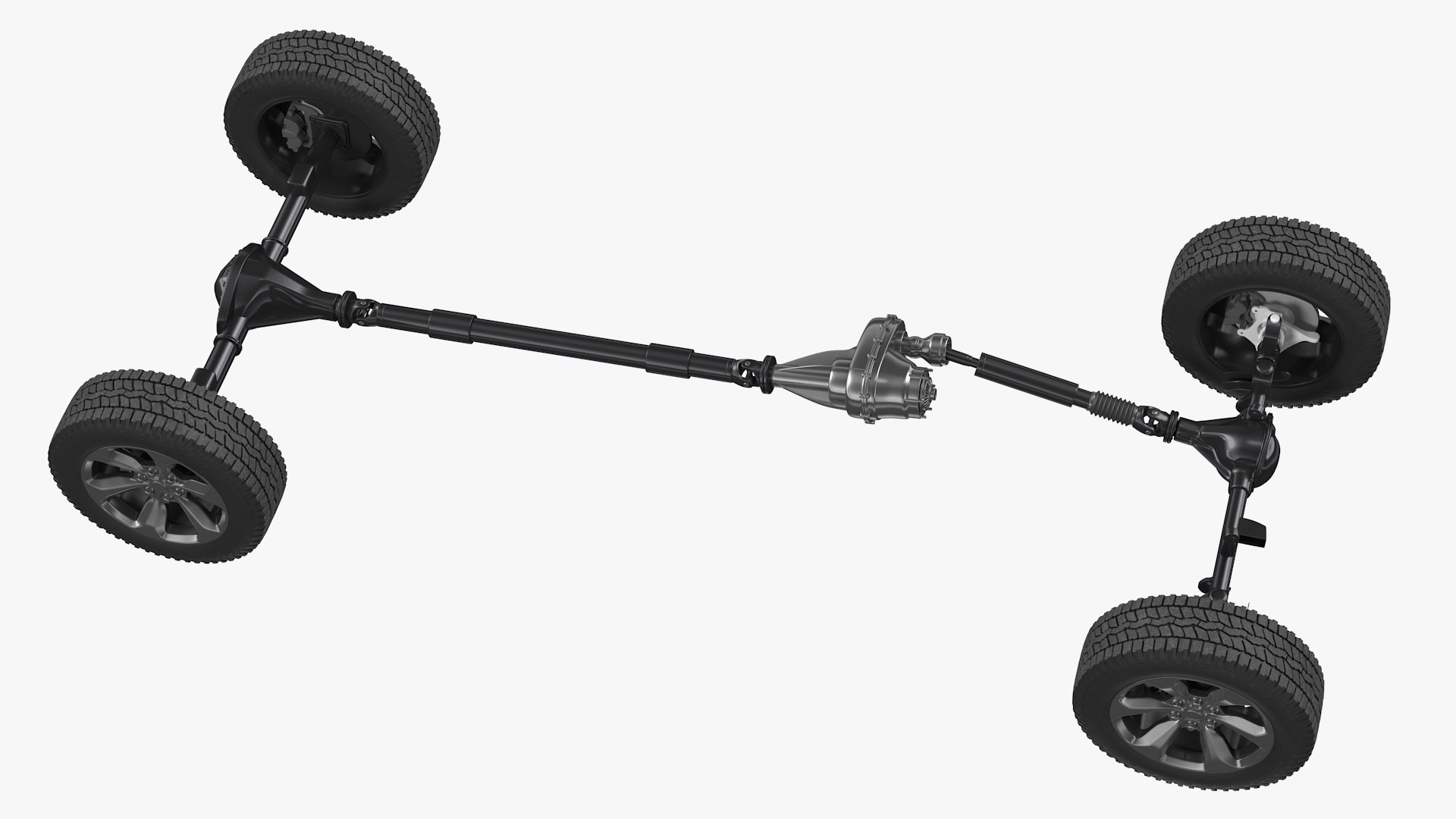 3D model 4x4 chassis rigged - TurboSquid 1485026