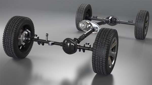3D model 4x4 chassis rigged - TurboSquid 1485026