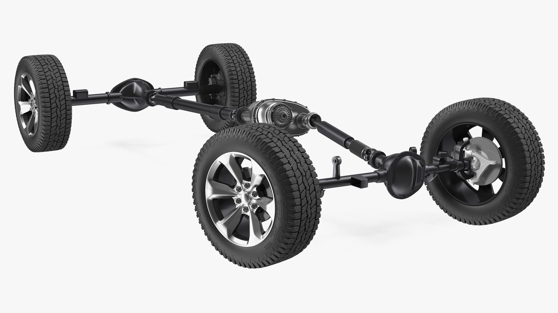 3D model 4x4 chassis rigged - TurboSquid 1485026