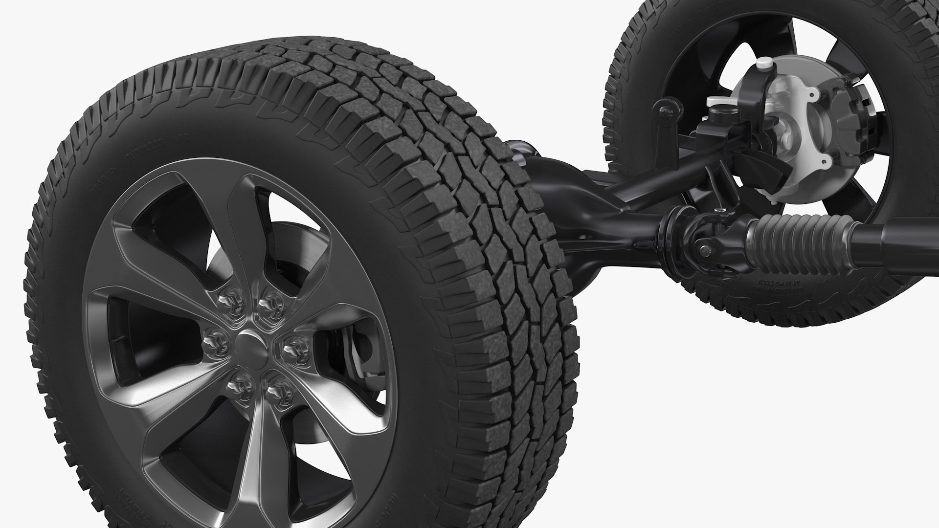 3D model 4x4 chassis rigged - TurboSquid 1485026