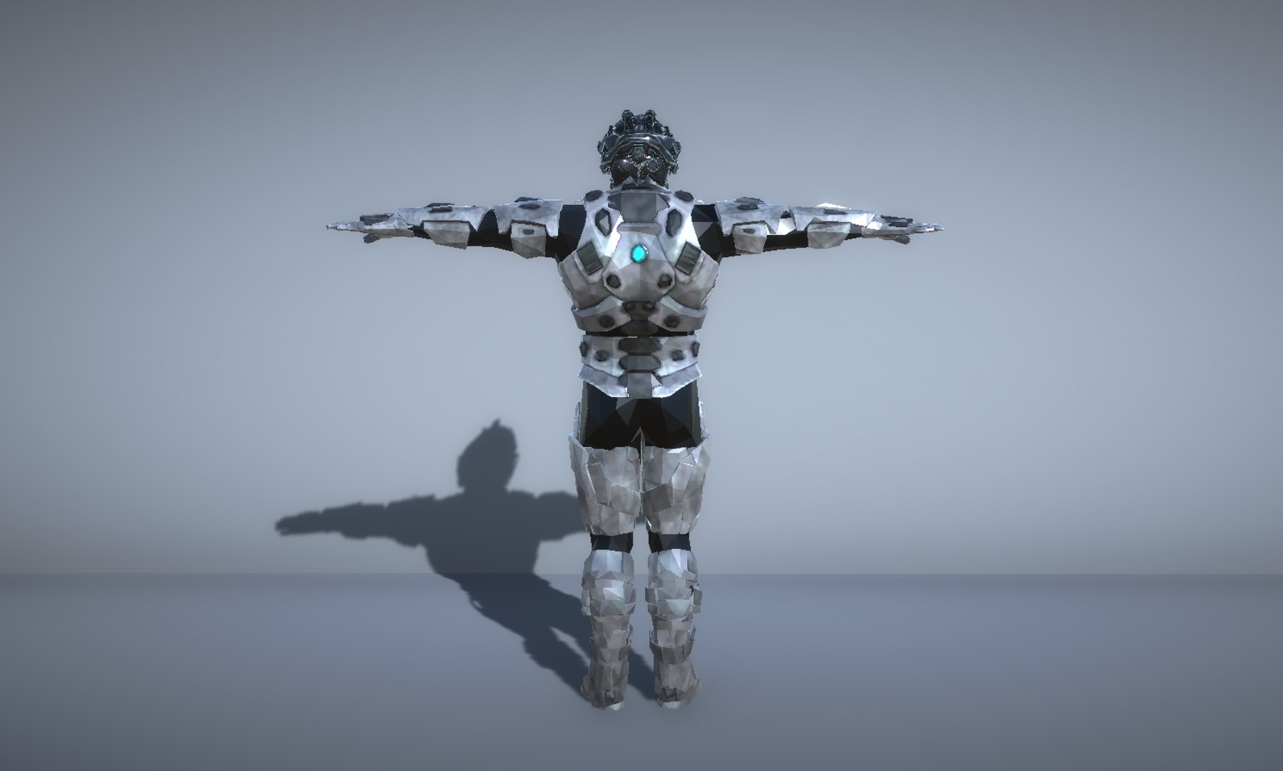 Sci-fi Cyborg Soldier Ax 3D Model - TurboSquid 1516556