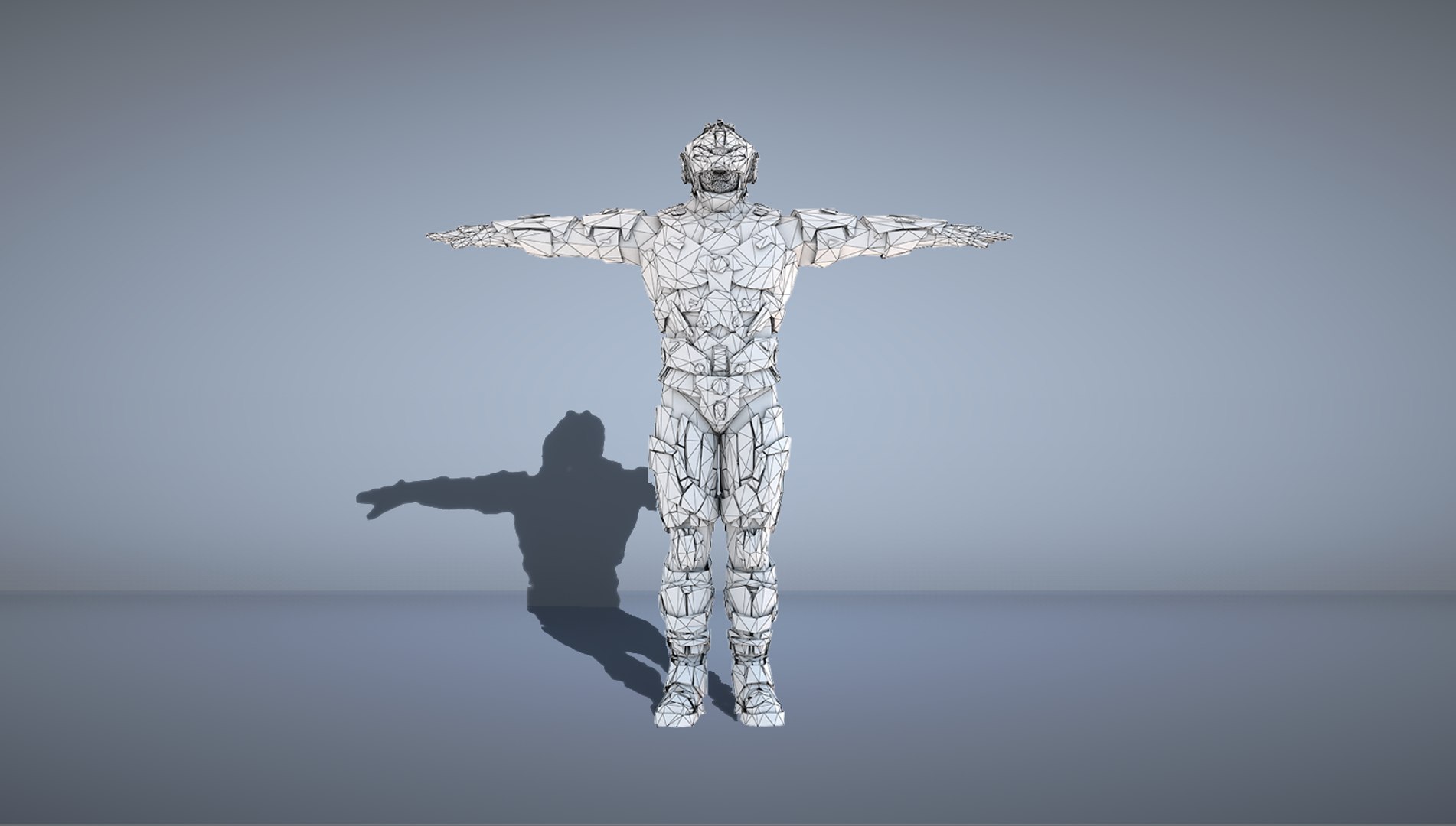Sci-fi Cyborg Soldier Ax 3D Model - TurboSquid 1516556