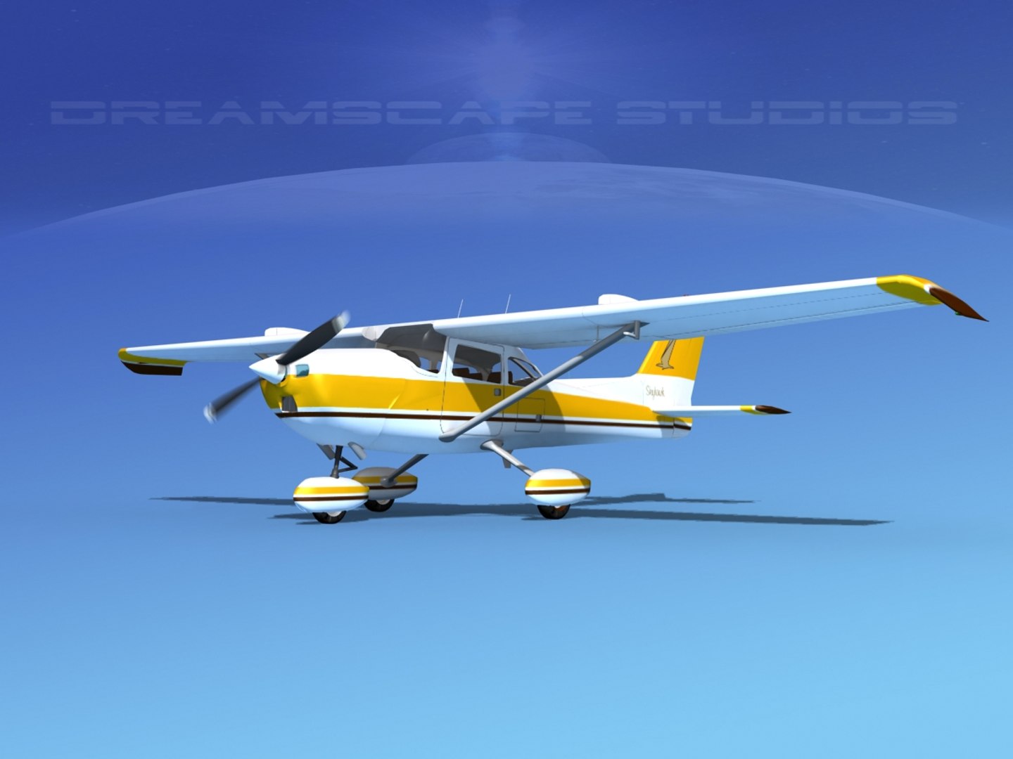 Cessna 172 Stol Skyhawk 3d Model