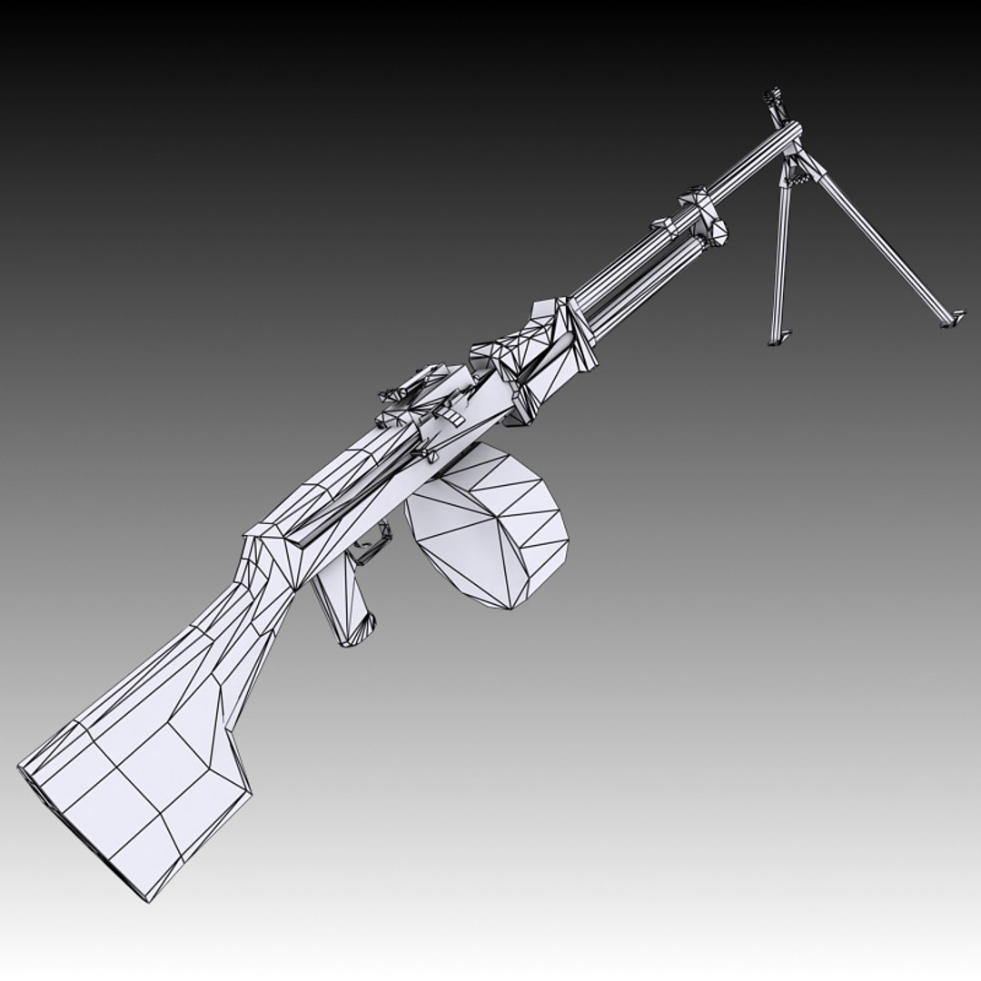 3D model soviet rpd - TurboSquid 1306660