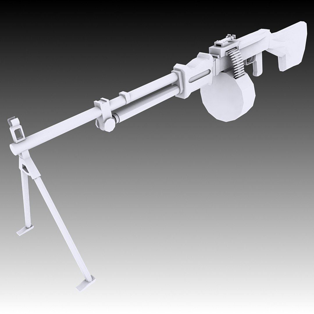 3D model soviet rpd - TurboSquid 1306660