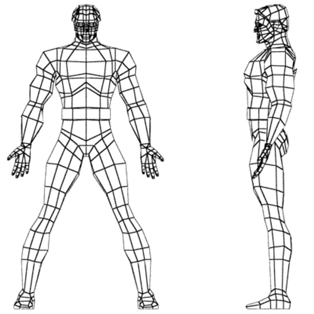 Super Hero Character 3d Model