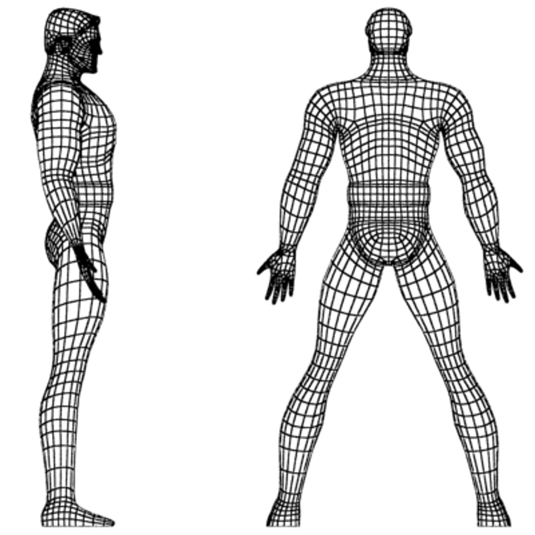 Super Hero Character 3d Model