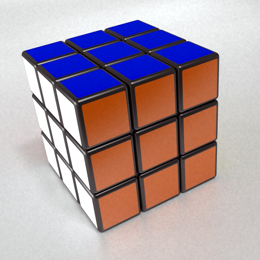 Free Rubik S Cube 3D Model - TurboSquid 1547025