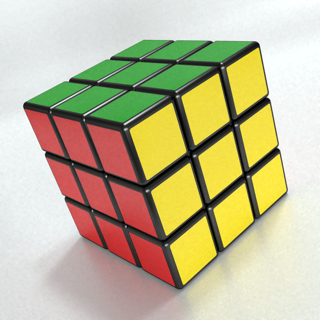 Free rubik s cube 3D model - TurboSquid 1547025