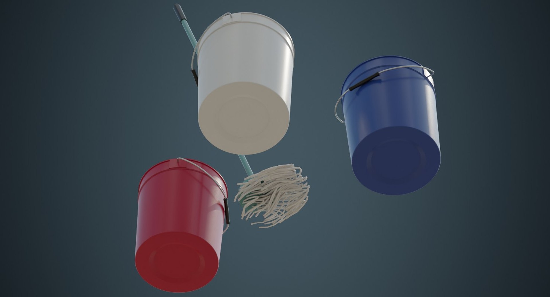Bucket mop 1a 3D model - TurboSquid 1572164