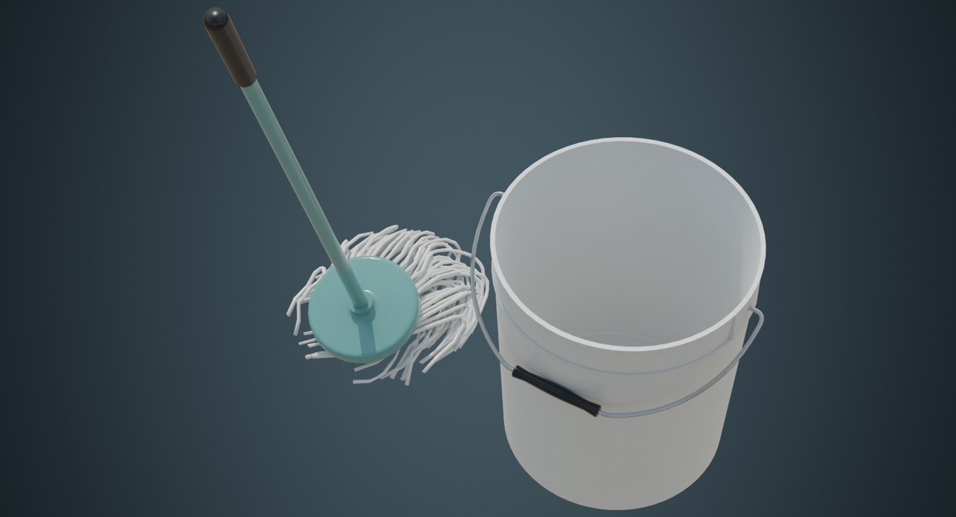 Bucket Mop 1a 3D Model - TurboSquid 1572164