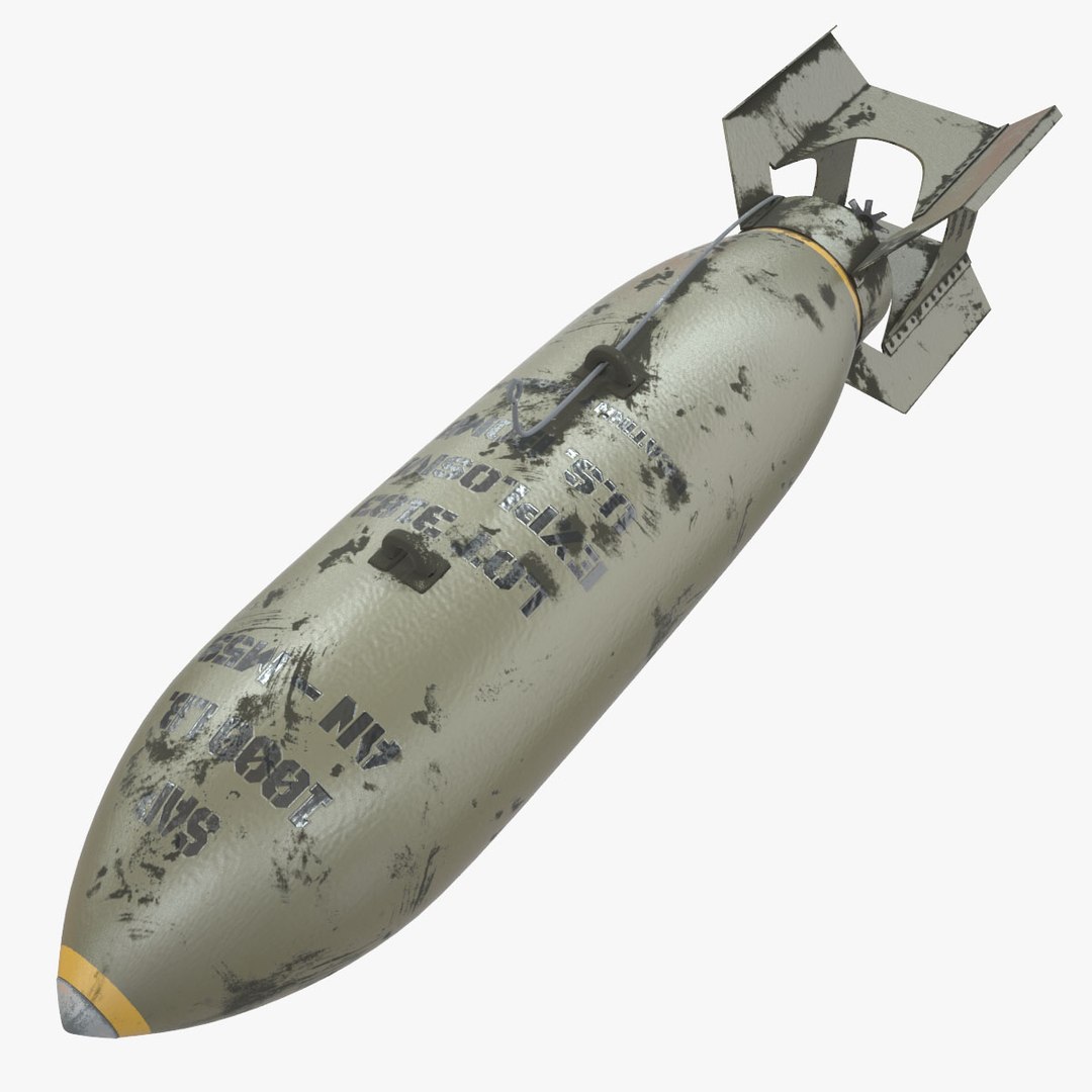3d Model Bomb An-m59