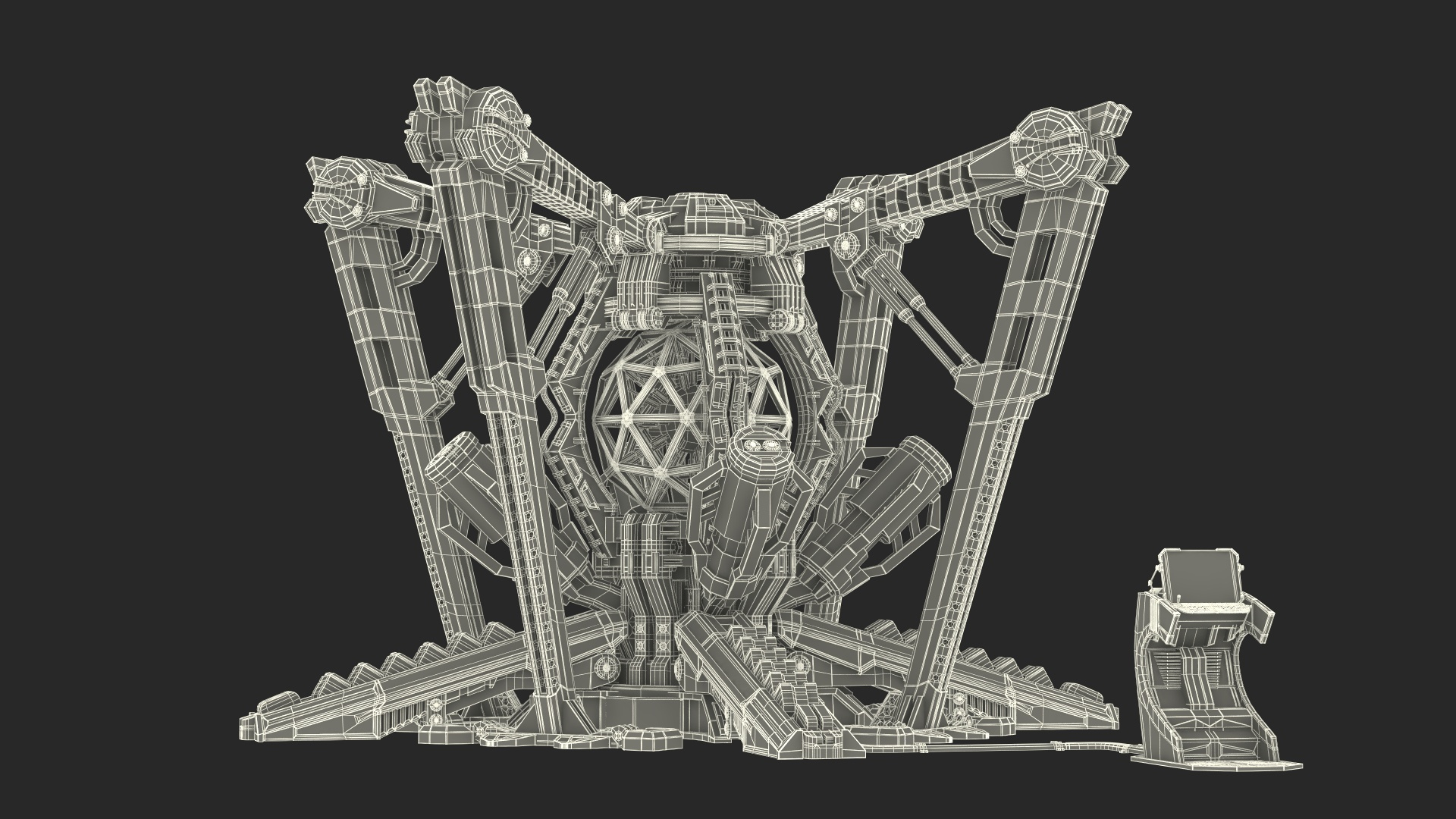 3D Model Futuristic Nuclear Reactor - TurboSquid 2223986