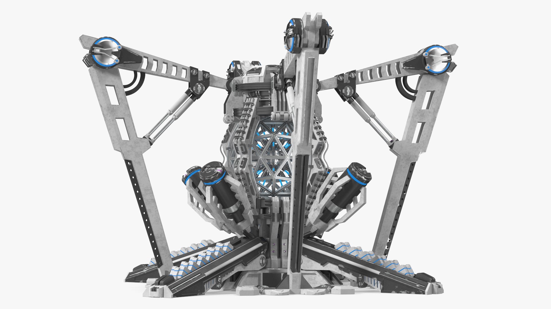 3D Model Futuristic Nuclear Reactor - TurboSquid 2223986