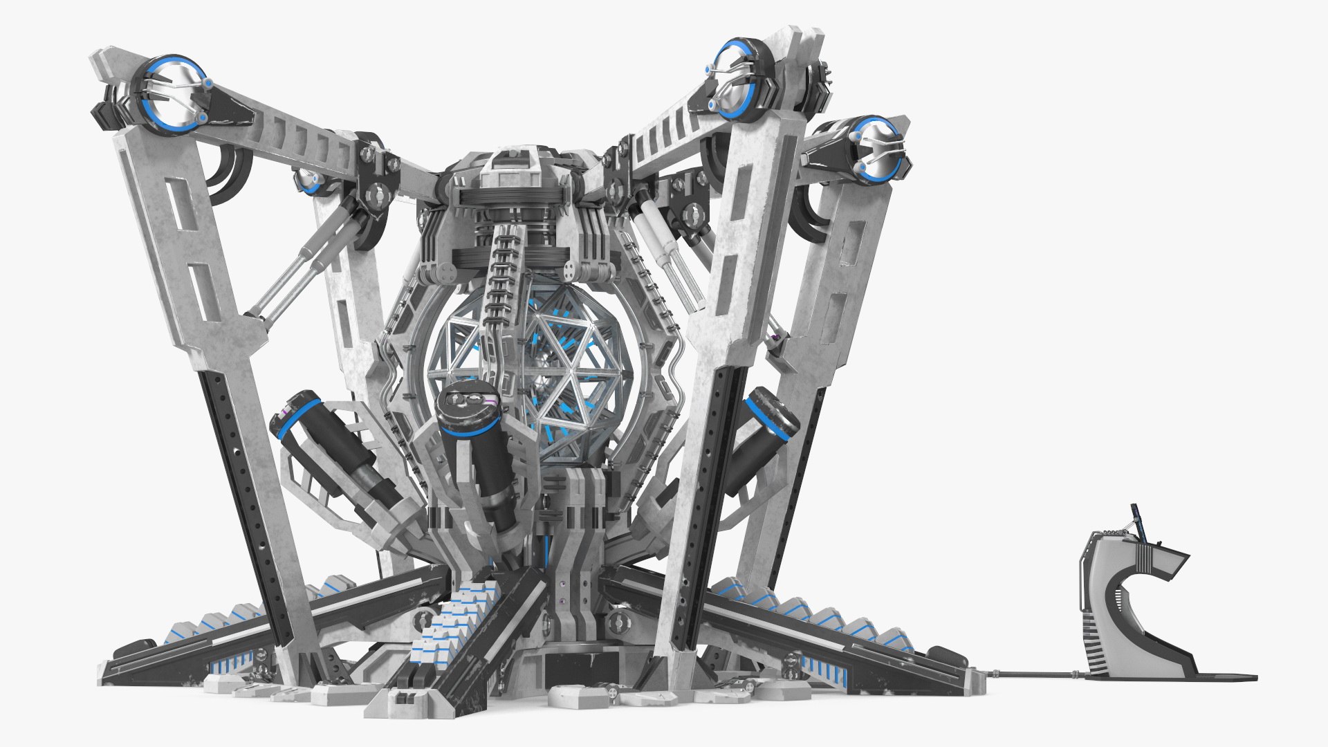 3D Model Futuristic Nuclear Reactor - TurboSquid 2223986