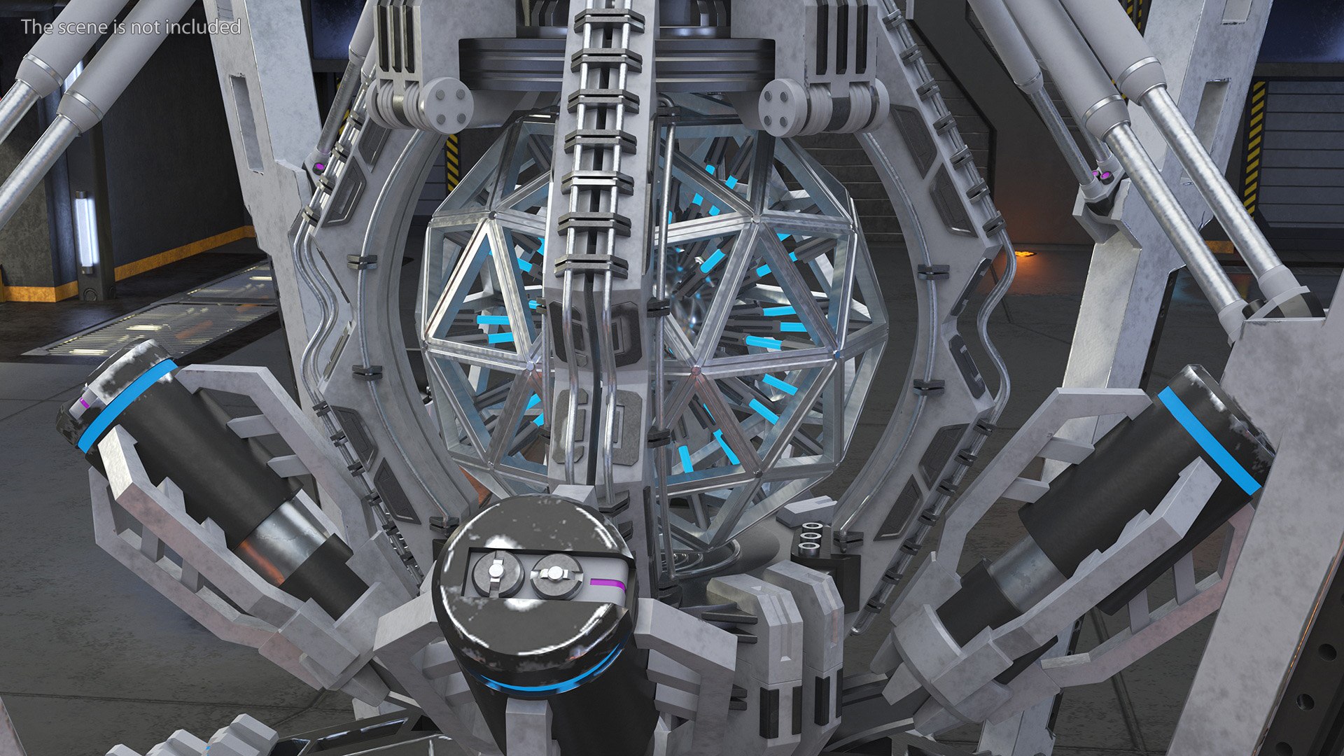 3D Model Futuristic Nuclear Reactor - TurboSquid 2223986