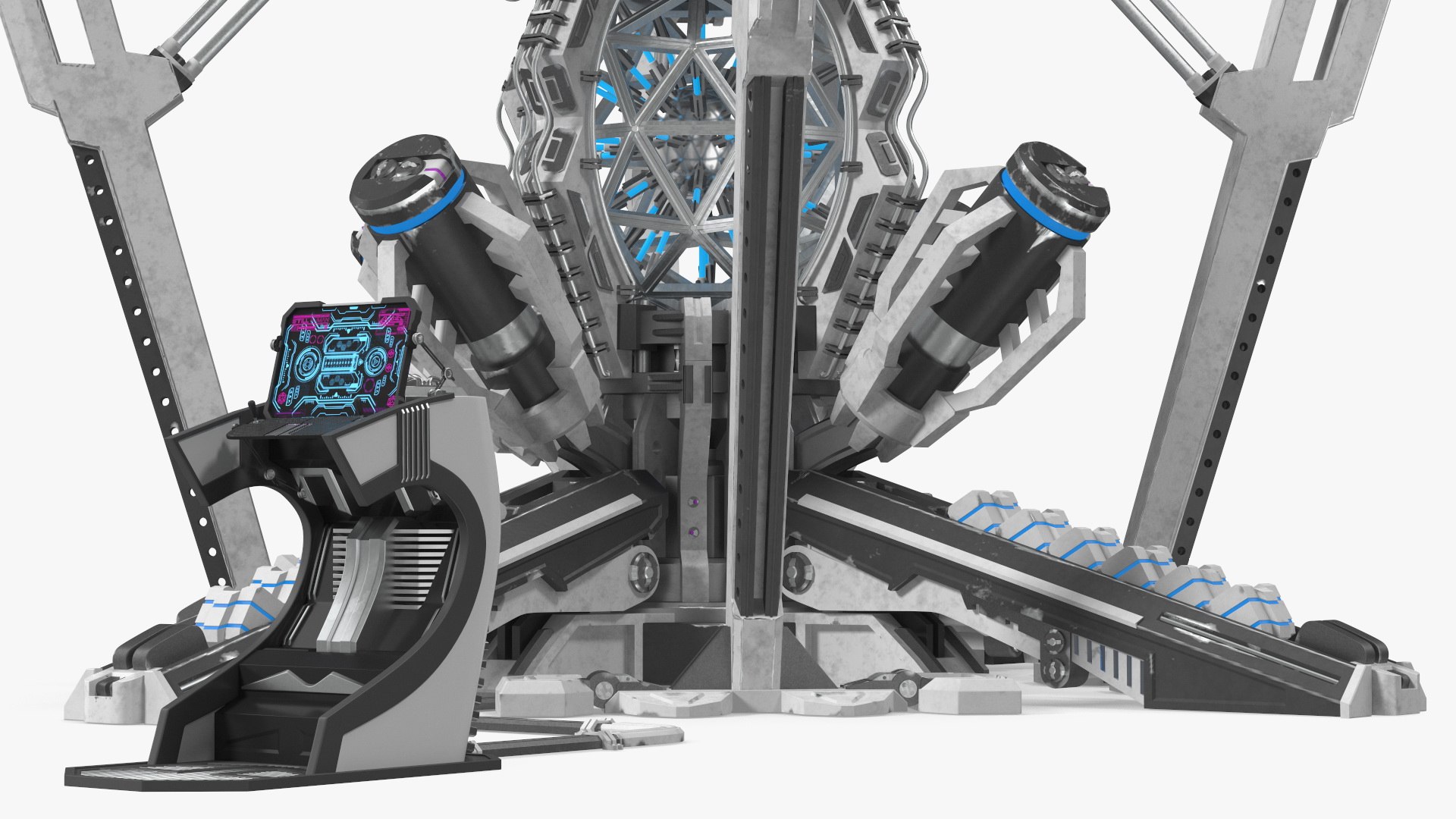 3D Model Futuristic Nuclear Reactor - TurboSquid 2223986