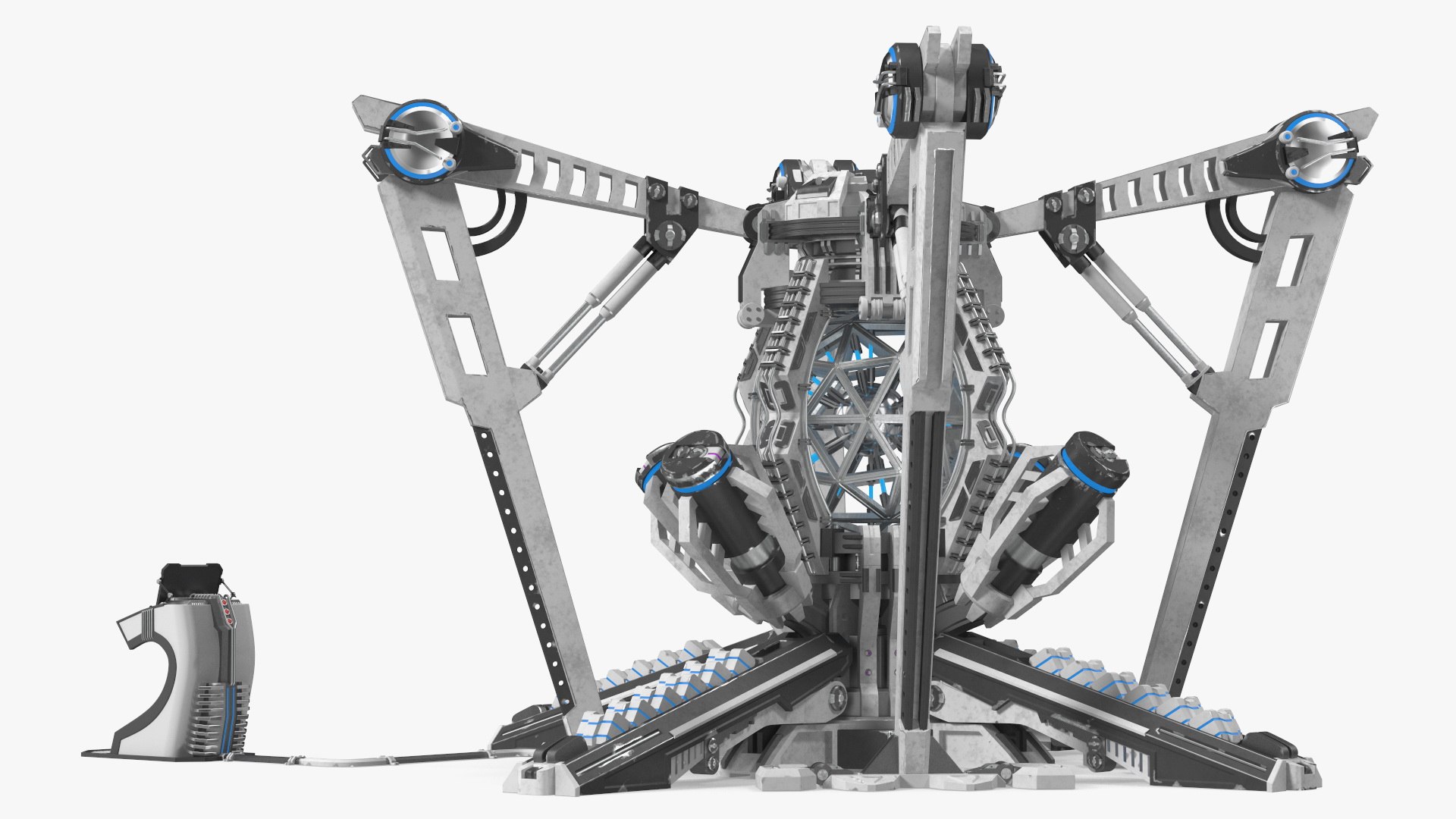 3D Model Futuristic Nuclear Reactor - TurboSquid 2223986