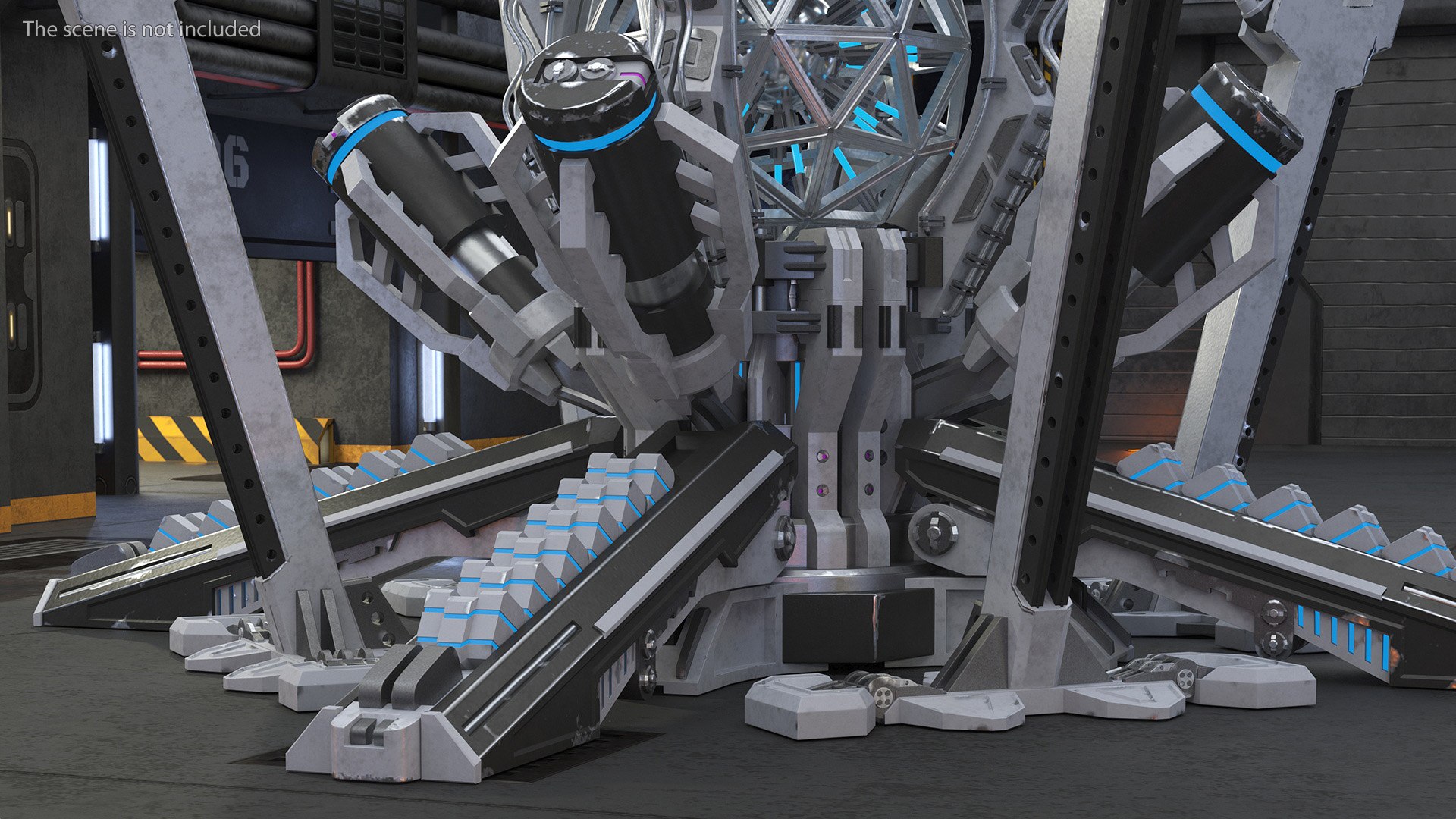 3D Model Futuristic Nuclear Reactor - TurboSquid 2223986