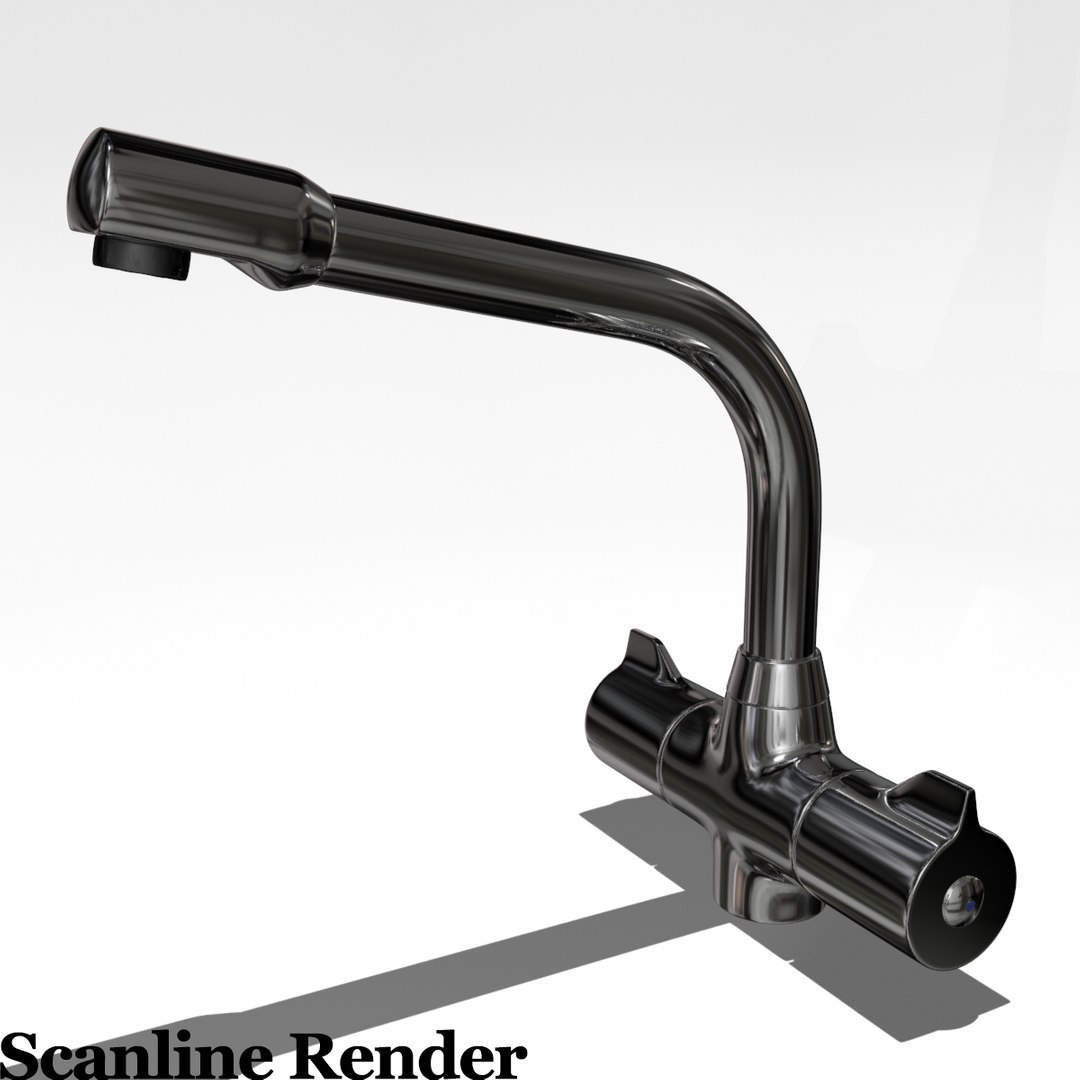 3ds max kitchen tap