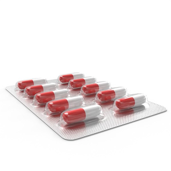 Simple pills pack 3D model - TurboSquid 1533299