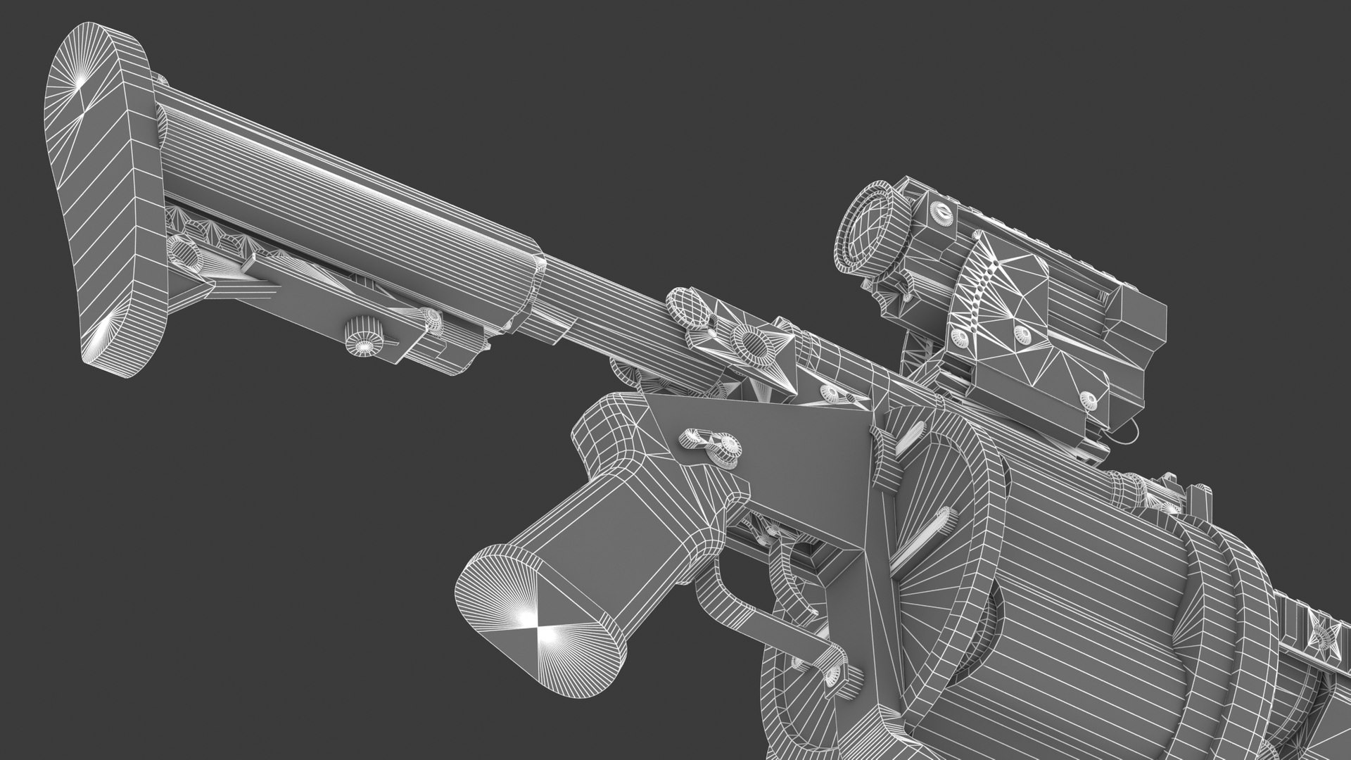 3D Milkor MGL Low Poly model - TurboSquid 1880315