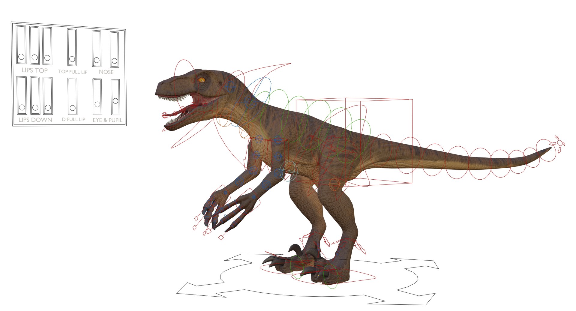 3D Velociraptor - TurboSquid 2340815