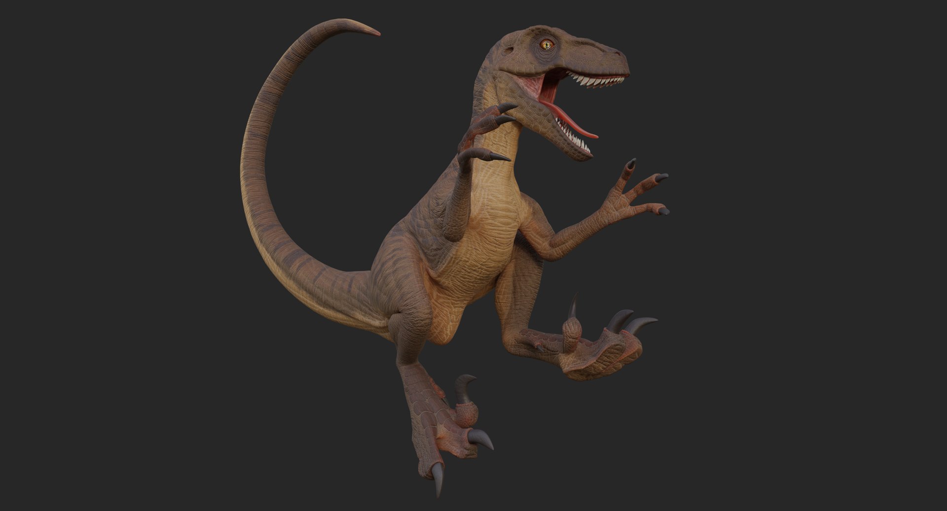 3D Velociraptor - TurboSquid 2340815