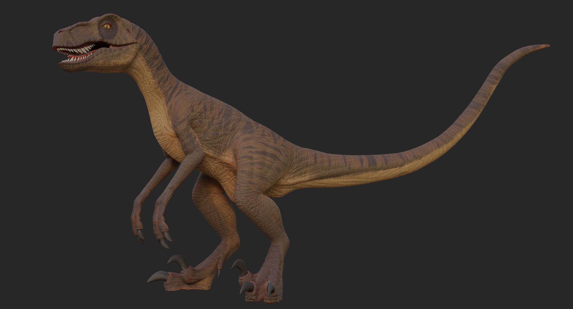 3D Velociraptor - TurboSquid 2340815
