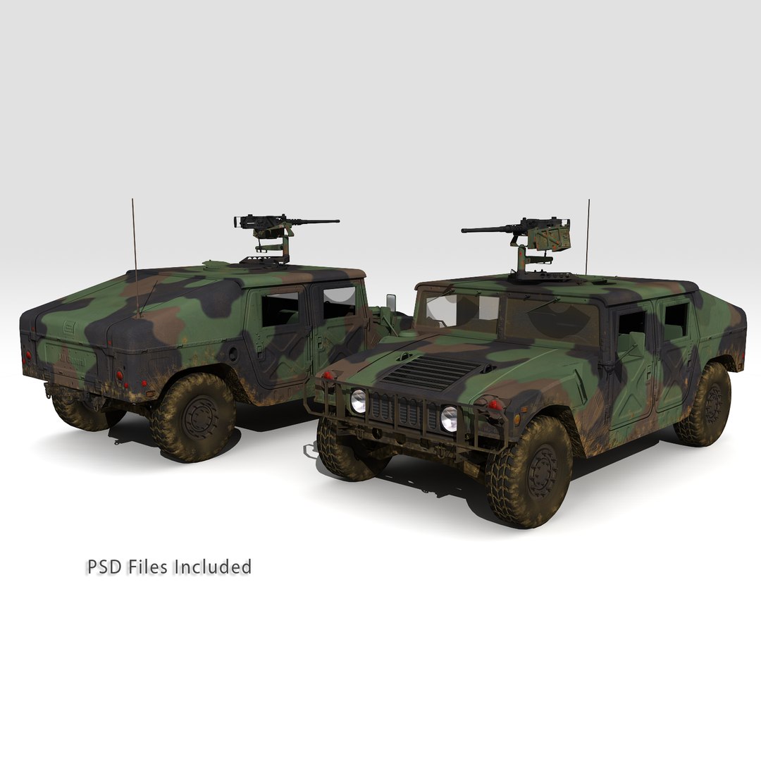 3d Humvee Model
