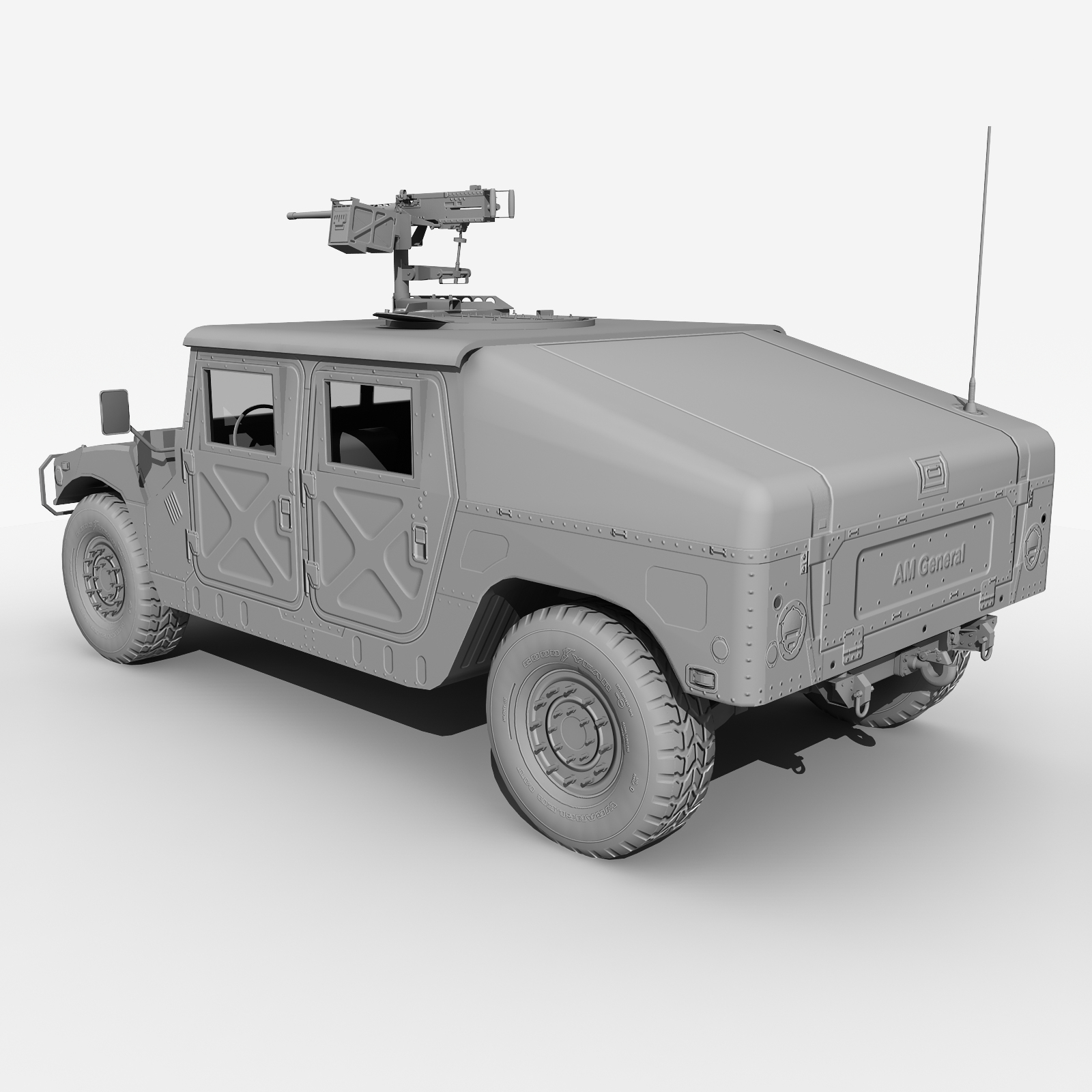 3d humvee model