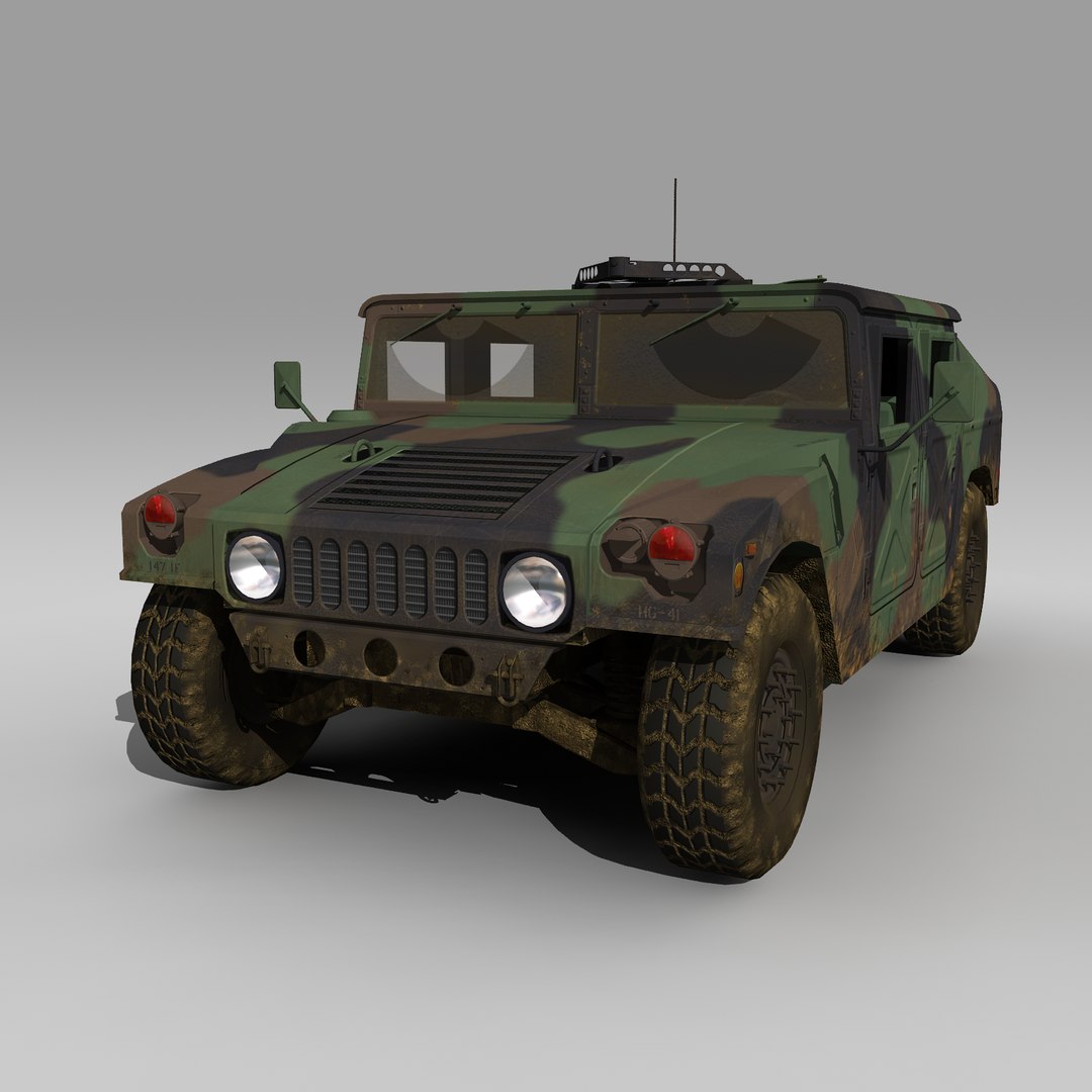 3d humvee model