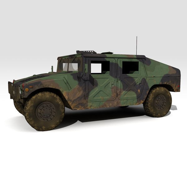3d humvee model