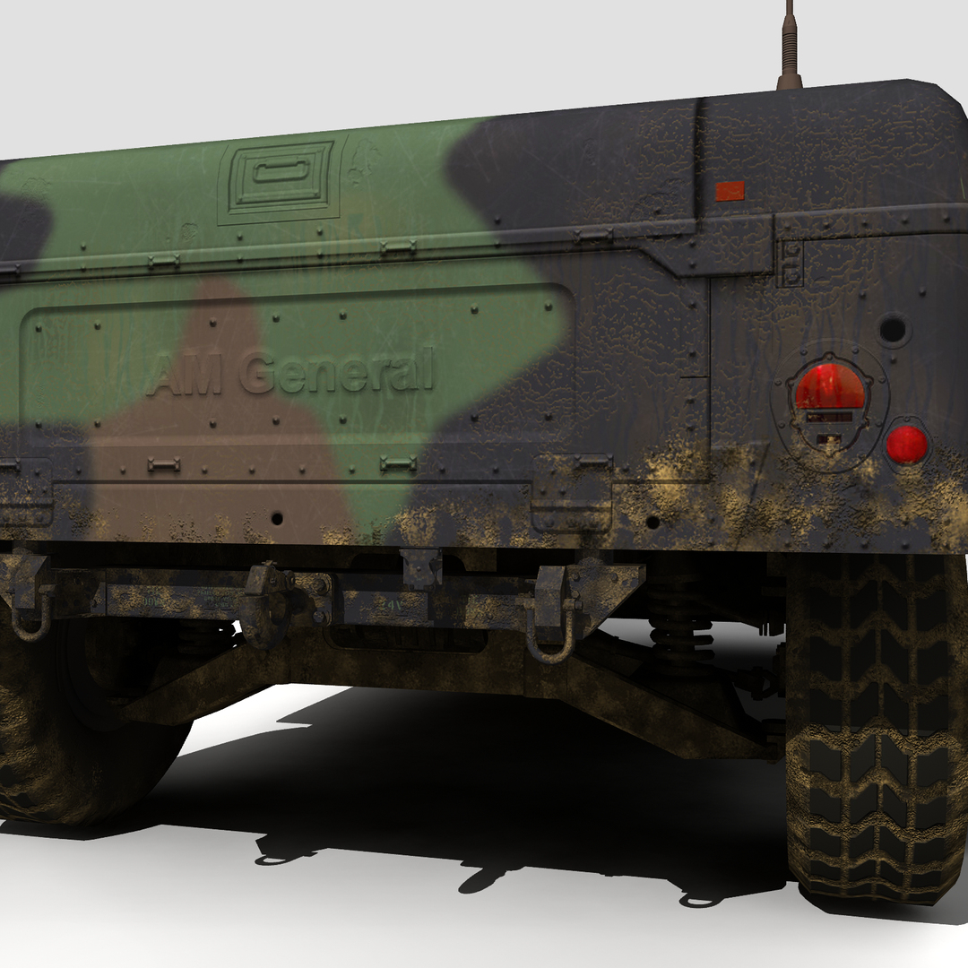 3d humvee model