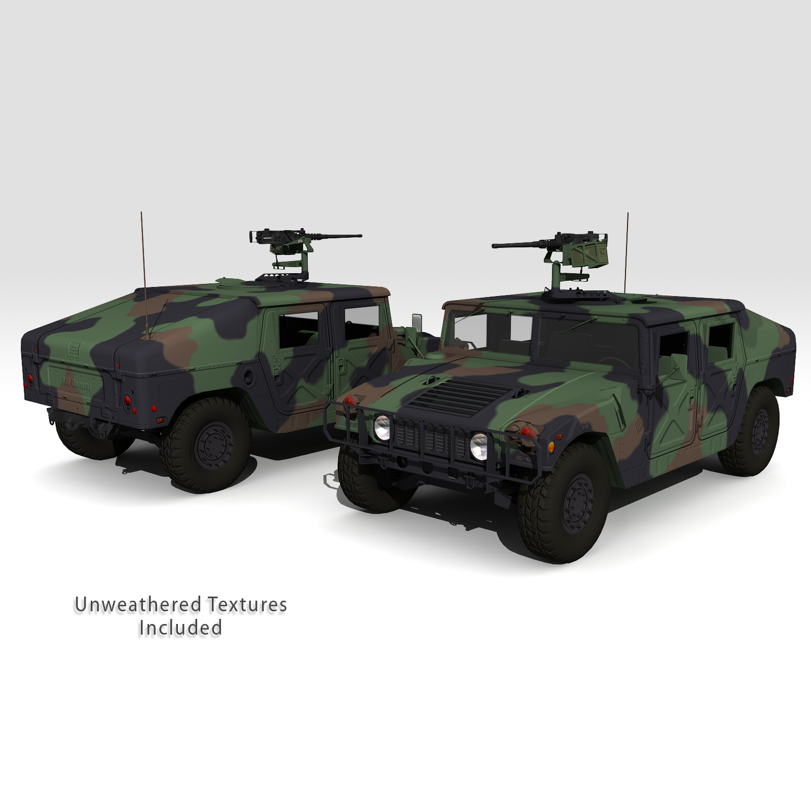 3d humvee model
