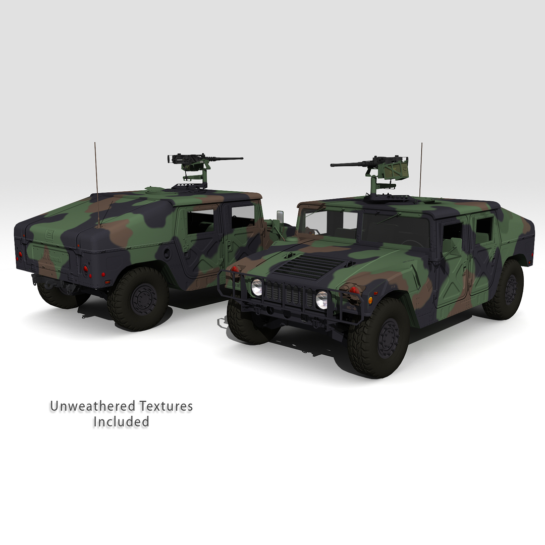 3d humvee model