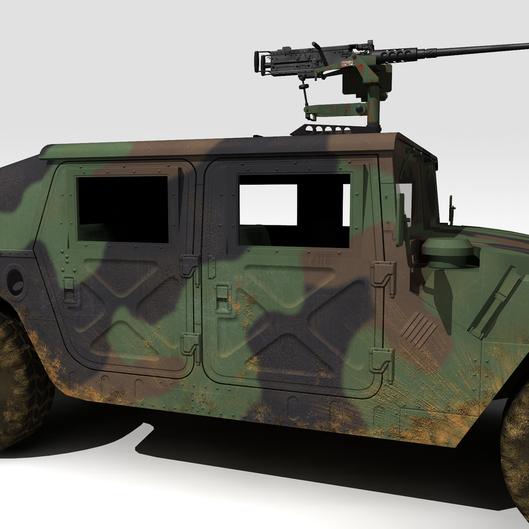 3d humvee model