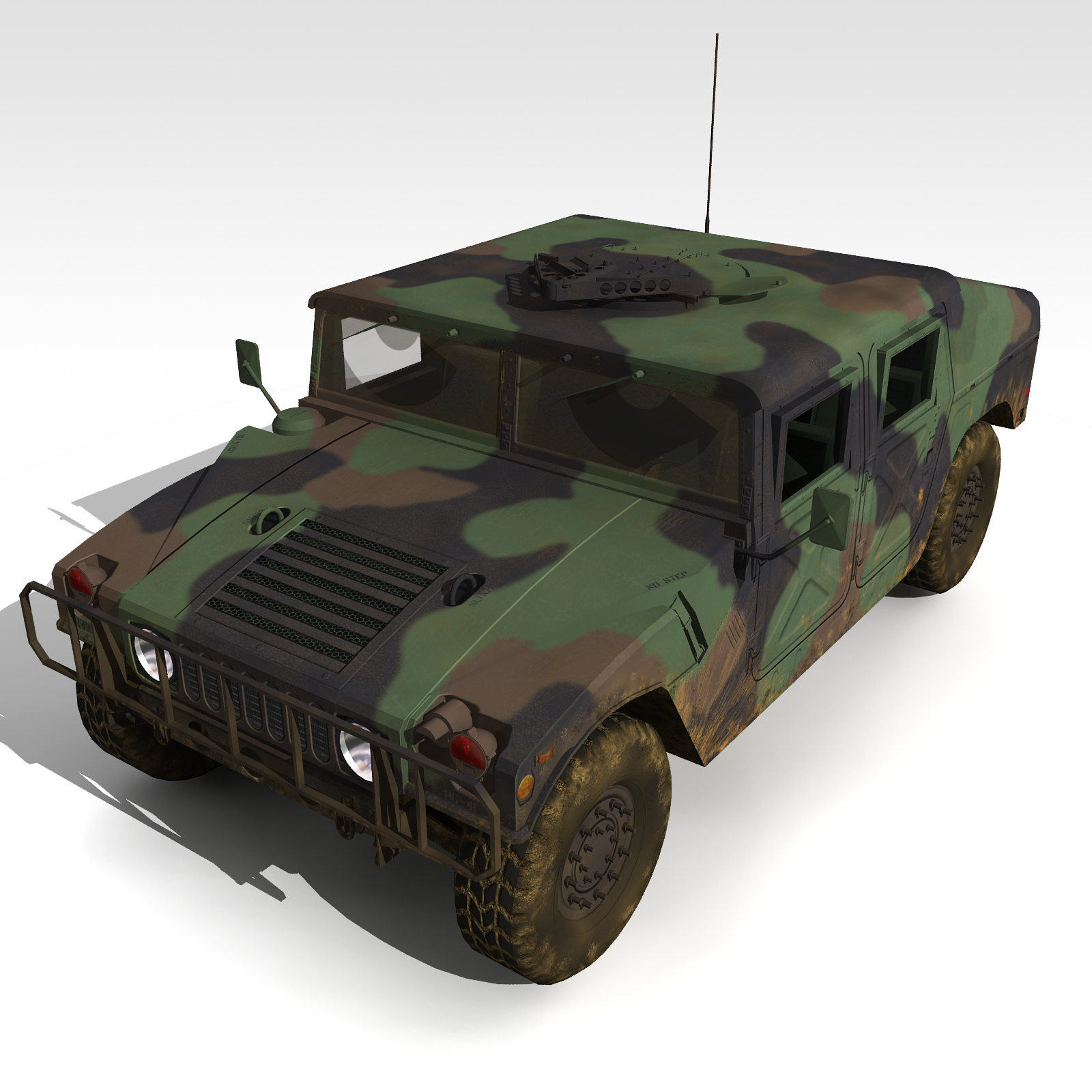 3d humvee model